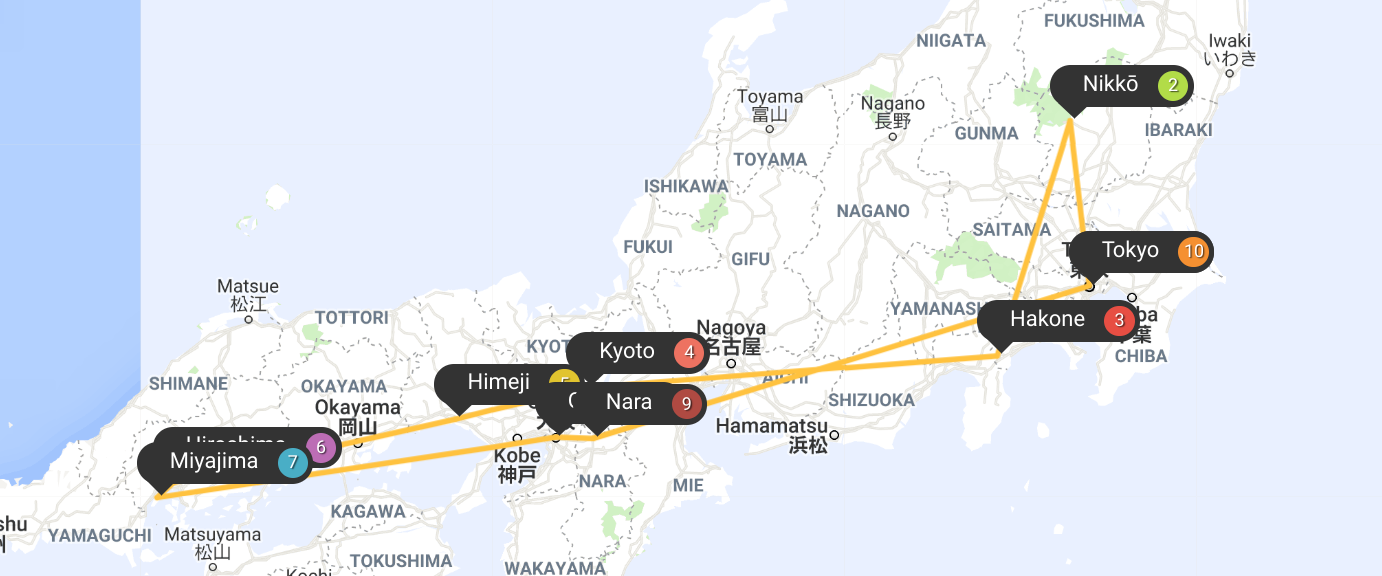 Japan Rail Route Templates - Japan Rail Planner Blog