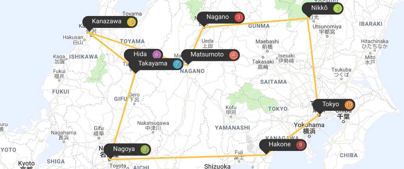 Japan Rail Route Templates - Japan Rail Planner Blog